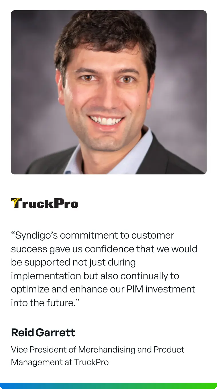 TruckPro Drives Digital Transformation with Syndigo PIM